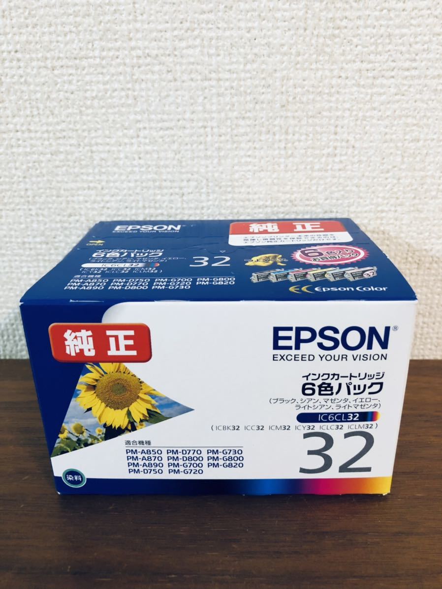 EPSON エプソン IC6CL32 純正 インクカートリッジ 6色パック 期限2024.11(エプソン)｜売買されたオークション情報、yahooの商品情報をアーカイブ公開 - オークファン ...