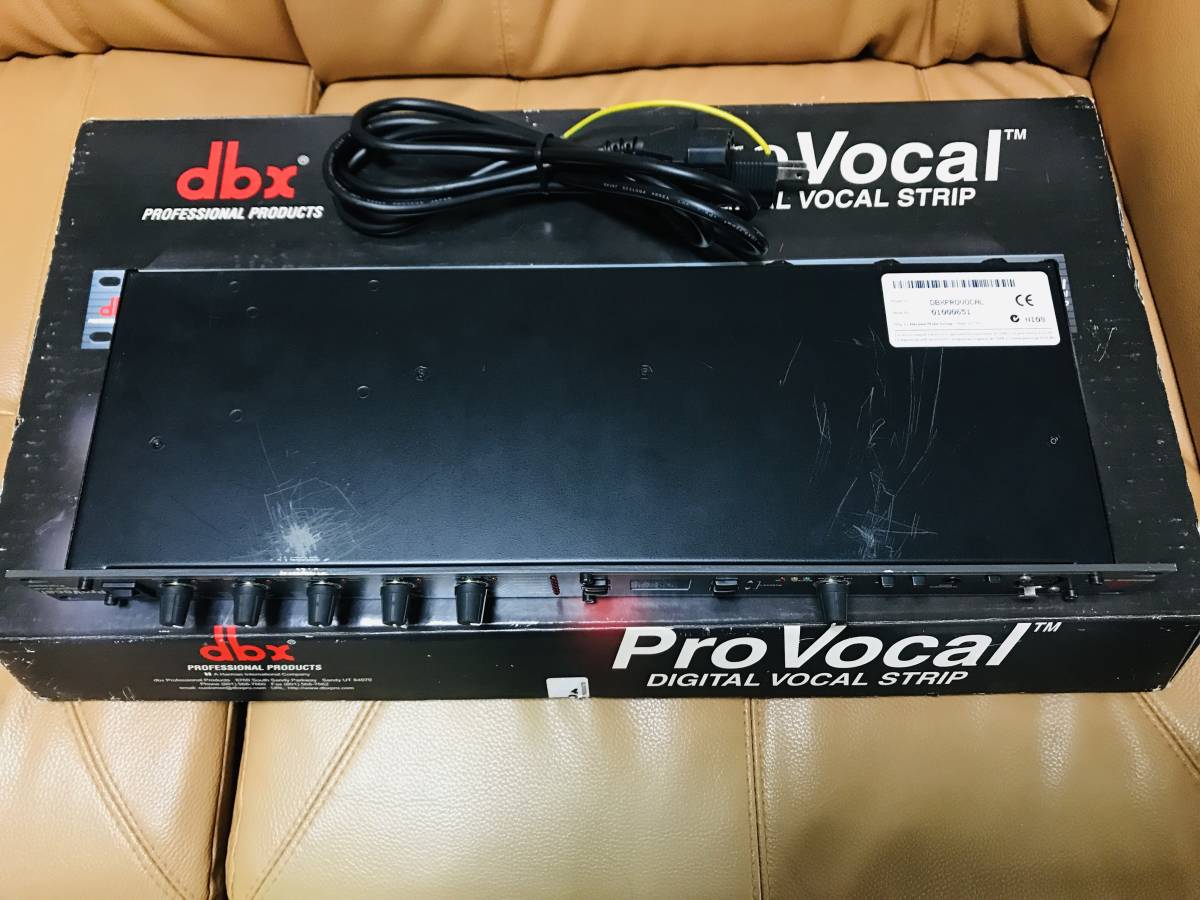 dbx ProVocal Digital Vocal Processor プロ仕様 ヴォーカルエフェクター デジタル マイク プリアンプ ...