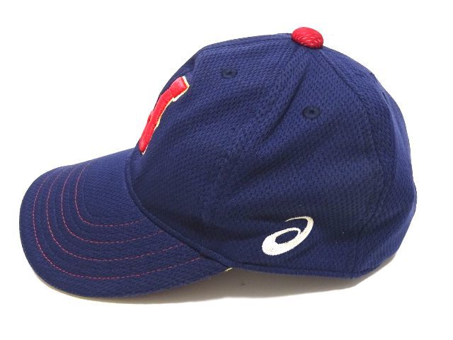 asics SAMURAI JAPAN2017 BASEBALL CAP / アシックス 侍ジャパン オフィシャル レプリカキャップ 帽子 ...