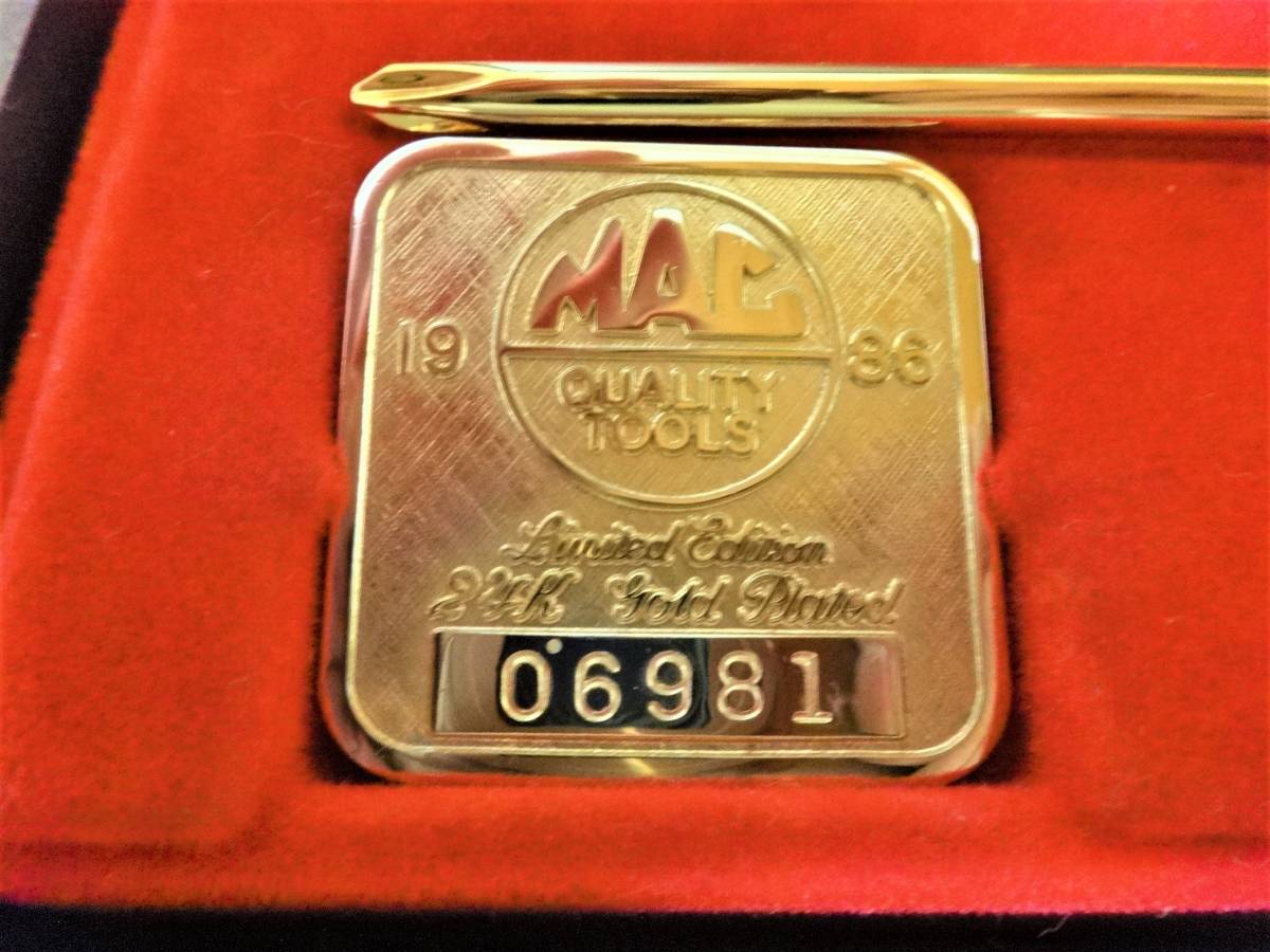 MAC TOOLS 1986 リミテッド エディション 24K 5Pc スクリュー ドライバー ゴールドメッキ マックツール 限定版 超 激レア 絶版品(ドライバーセット)｜売買された ...