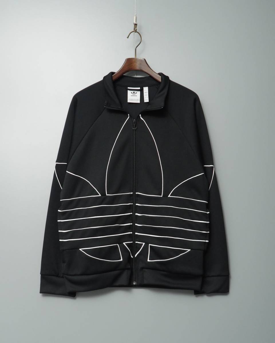 TF6181 adidas アディダス GE0810 メンズL トラックジャケット ジップアップブルゾン ジャージ ブラック系(ジャンパー ...