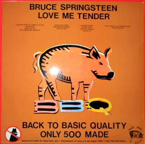 LP2枚組 BOOT Bruce Springsteen LOVE ME TENDER ONLY 500 MADE/Live in ...