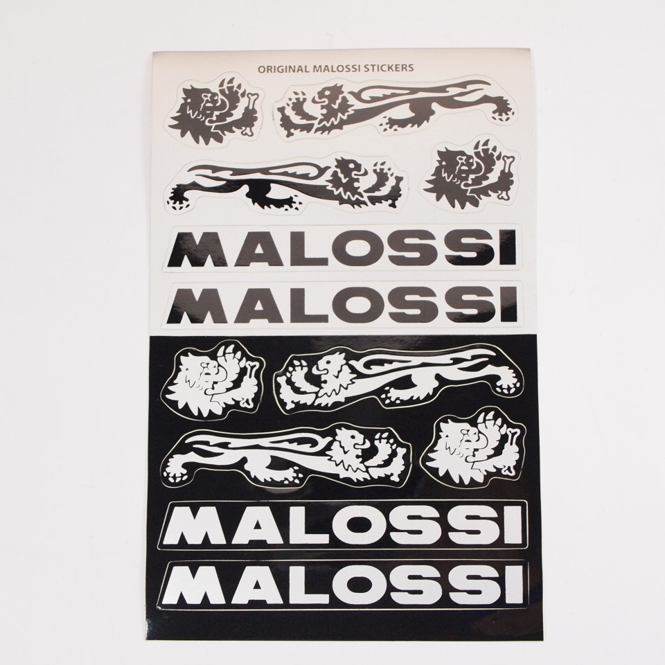 Sticker Set MALOSSI マロッシ ステッカーセット Vespa Lambretta 50s ET3 GTS LX PX200E ...