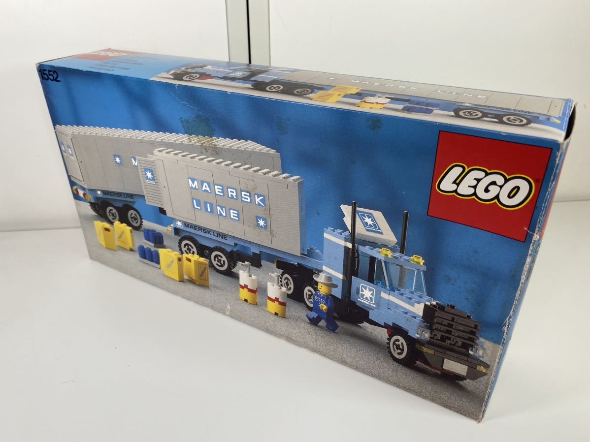 P20230208-3 ラスト1個 レア 箱のみ開封 LEGO レゴ 1552 MAERSK LINE 1985年発売 マースクライン ...