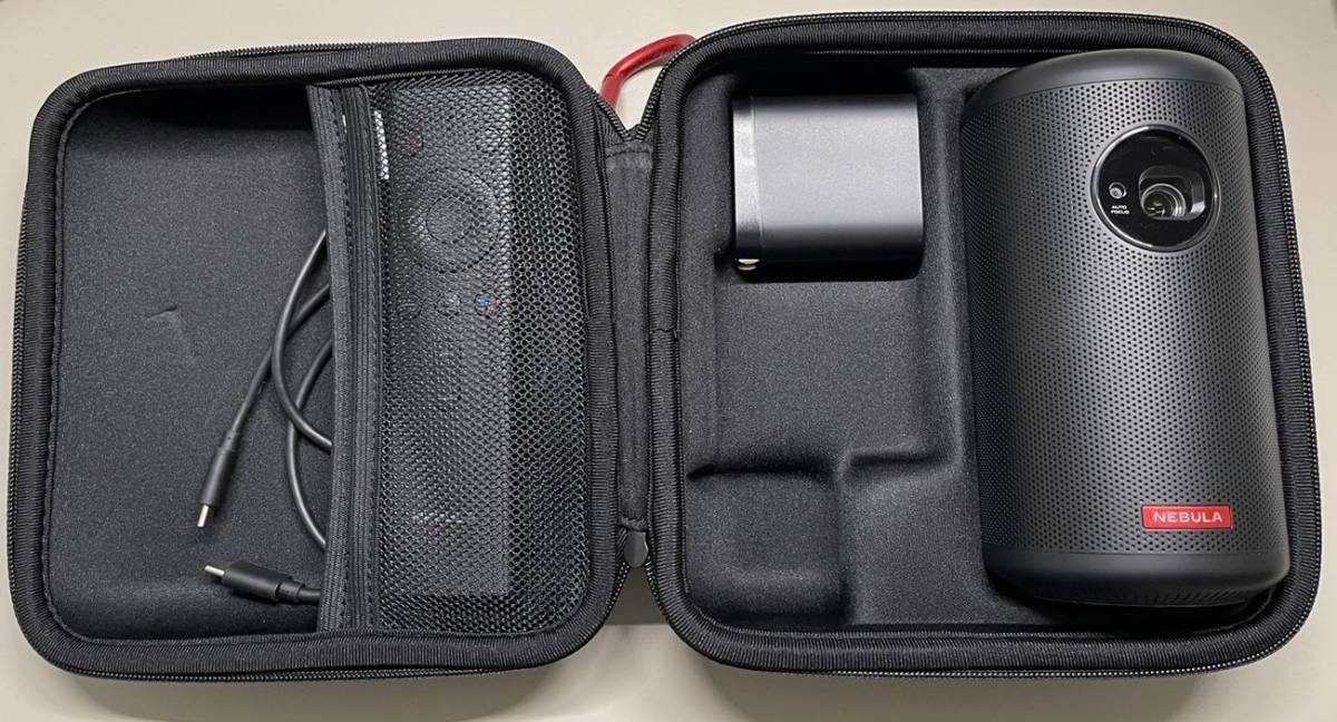 Anker Nebula ネビュラ Capsule II Android TV搭載 モバイル プロジェクター ＆公式トラベルケース(本体 ...