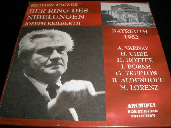 カイルベルト ワーグナー ニーベルングの指環 1952 アルデンホフ ボルク ヴィントガッセン バイロイト 全曲 14CD Wagner ...