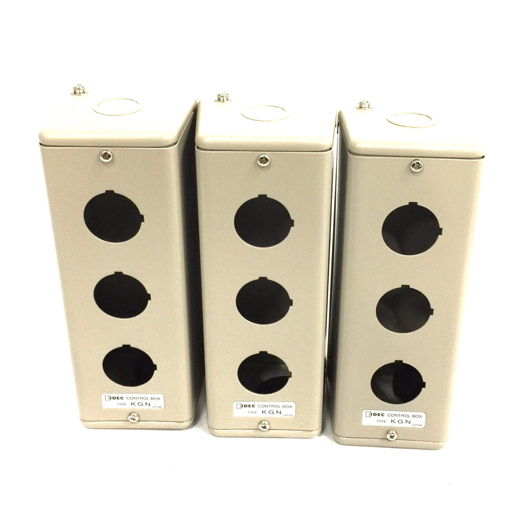 アイデック KGN 311Y CONTROL BOX コントロールボックス 3点用 全長20cm 保存箱付き IDEC 計3点 セット(その他 ...
