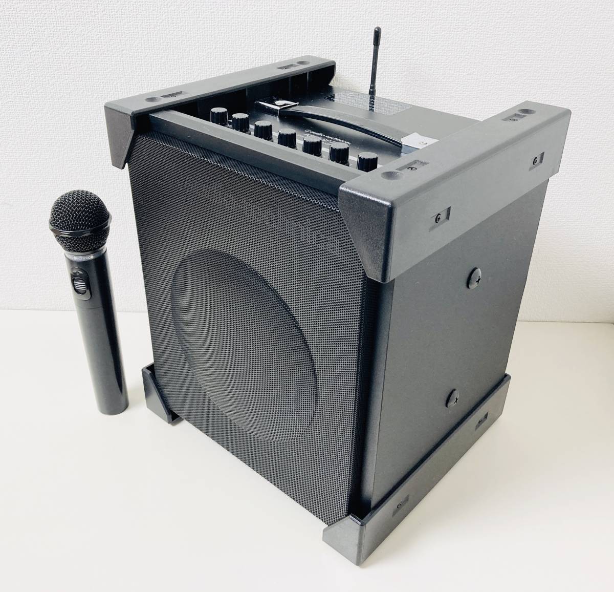 完動 audio-technica ATW-SP77 ワイヤレスアンプスピーカー/ワイヤレスマイクロホン ATW-T70 付(その他)｜売買さ ...