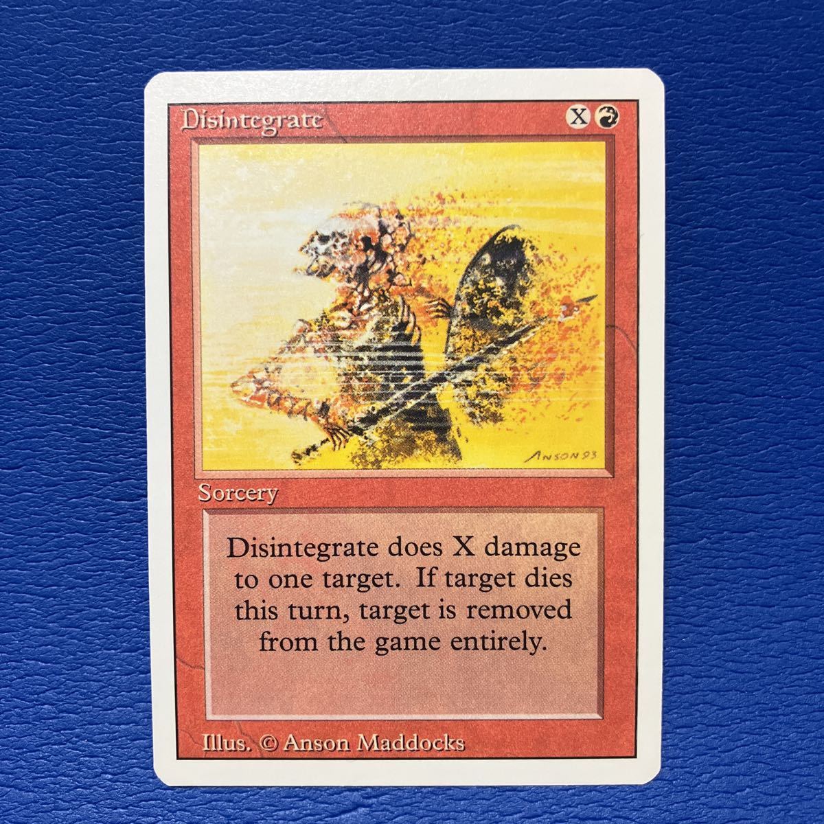 分解/Disintegrate英語版 MTG 3ED(赤)｜売買されたオークション情報、yahooの商品情報をアーカイブ公開 - オークファン ...
