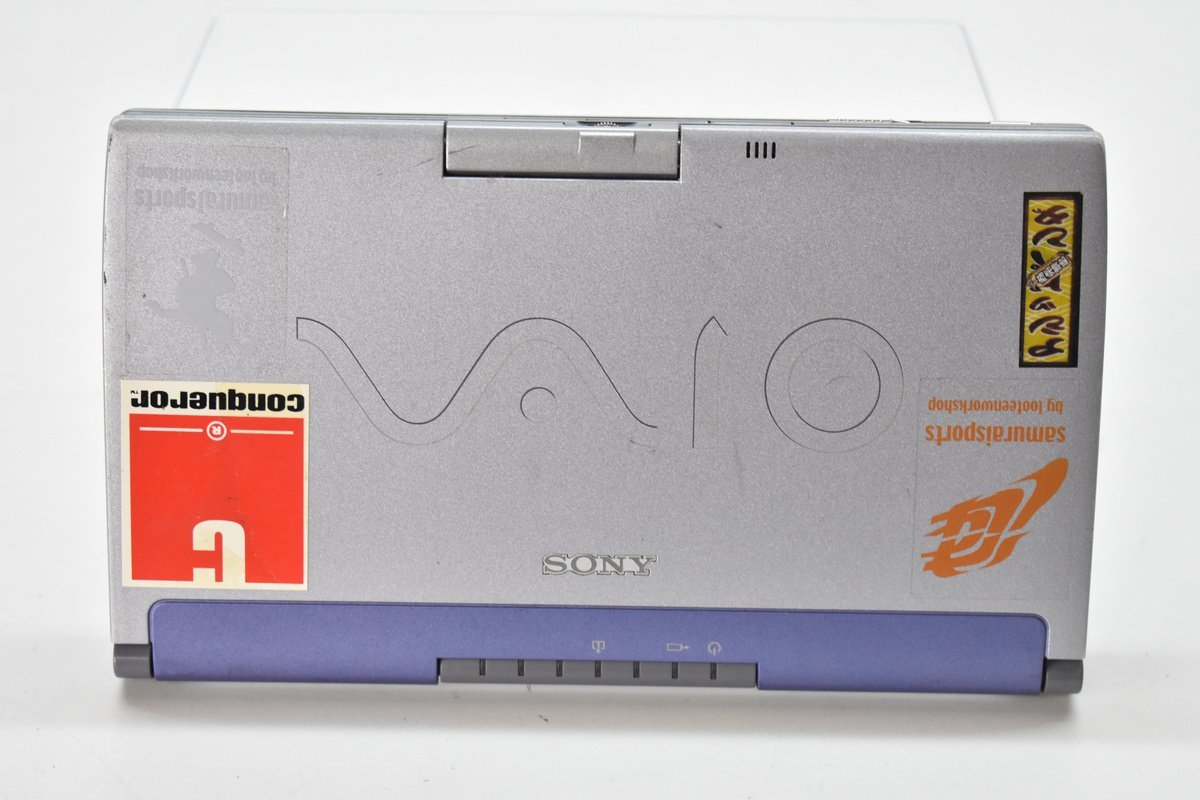 SONY VAIO PCG-C1 + PCGA-CD5 CD-ROM DRIVE + 付属品 まとめて 通電のみ確認済み ソニー バイオ 小型 ...