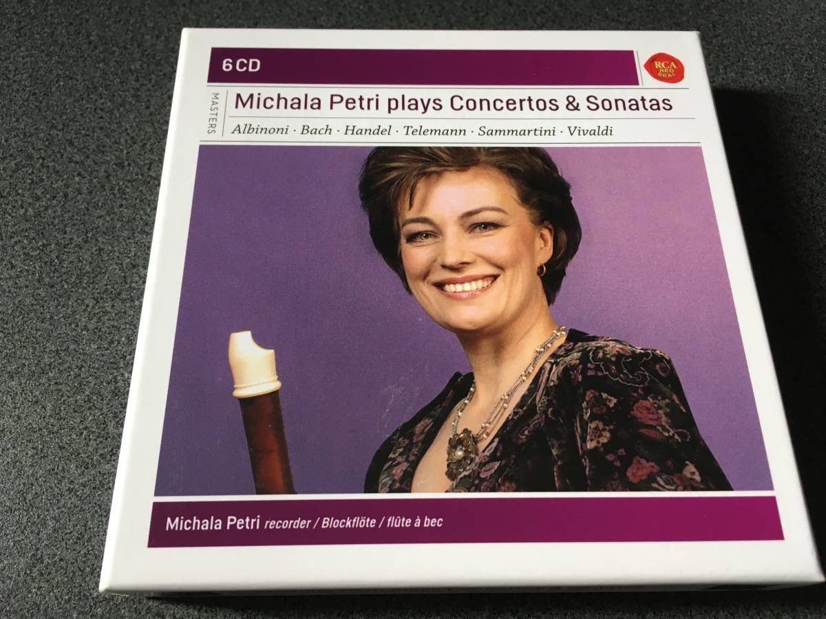 6CD Michala Petri Plays Concertos & Sonata/ミカラ ペトリ:リコーダー協奏曲＆ソナタ集(器楽)｜売買 ...