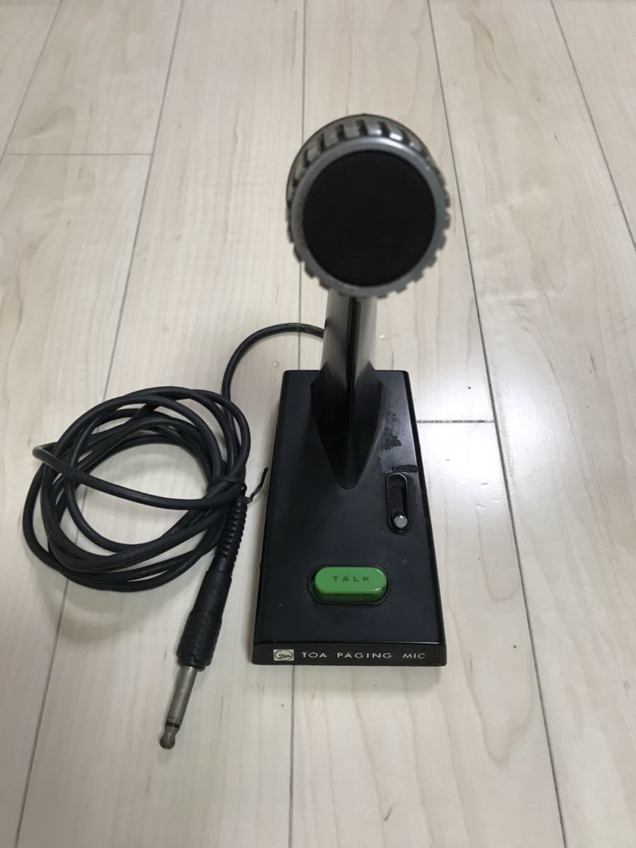 ジャンク品 TOA PAGING MIC PM-600 レトロ卓上スタンドマイク(ダイナミックマイク)｜売買されたオークション情報、yahoo ...
