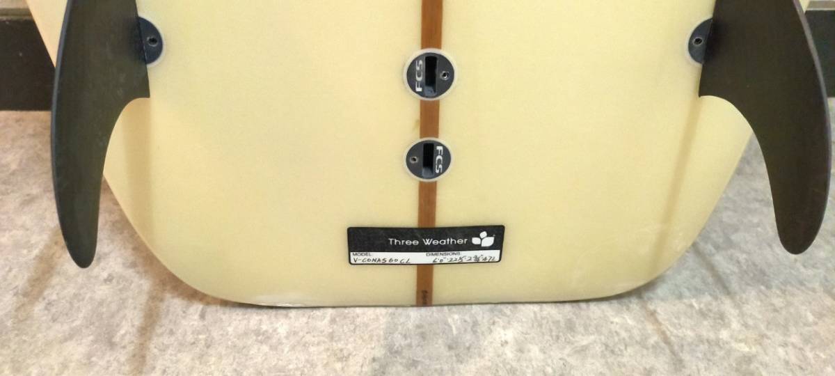 激浮力 小波最強 THREE WEATHER スリーウェザー CONAS 6.2 57L RON JONステッカー(6.0フィート～)｜売買されたオークション情報、yahooの商品情報を ...