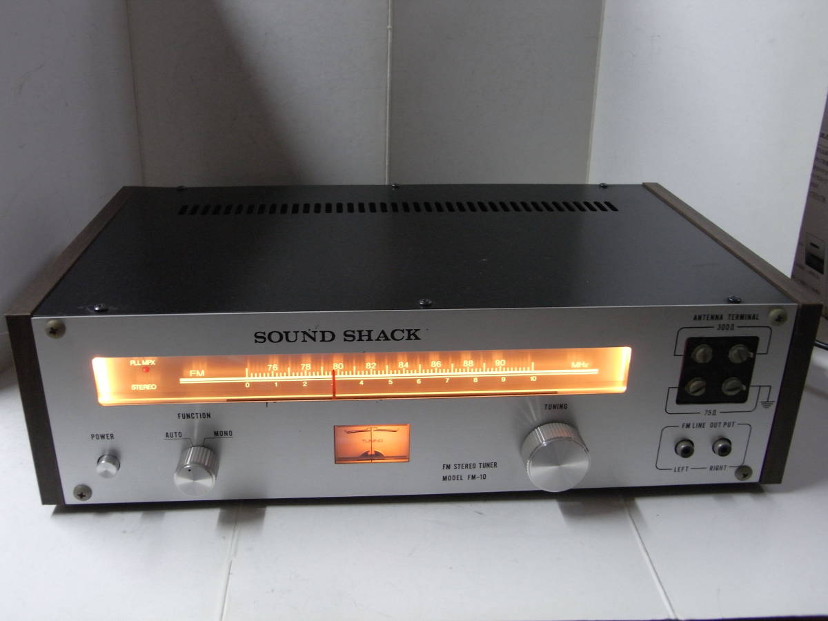 往年のラジオ少年の憧れ SOUND SHACK FM専用チューナー FM-10(チューナー)｜売買されたオークション情報、yahooの商品情報 ...