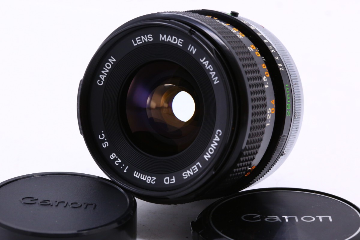 極上 キヤノン Canon FD 28mm F2.8 S.C. #9633(キヤノン)｜売買されたオークション情報、yahooの商品情報をアーカイブ公開 - オークファン（aucfan.com）
