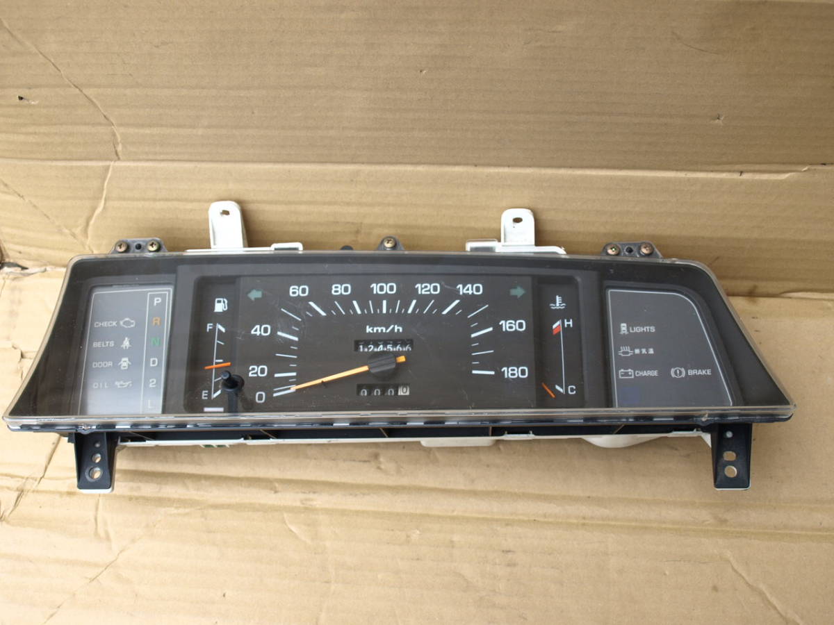 E-GS130 クラウン GS130 クラウンセダン 純正 メーター メーターASSY 4AT 12万4566キロ 230210(計器、追加 ...