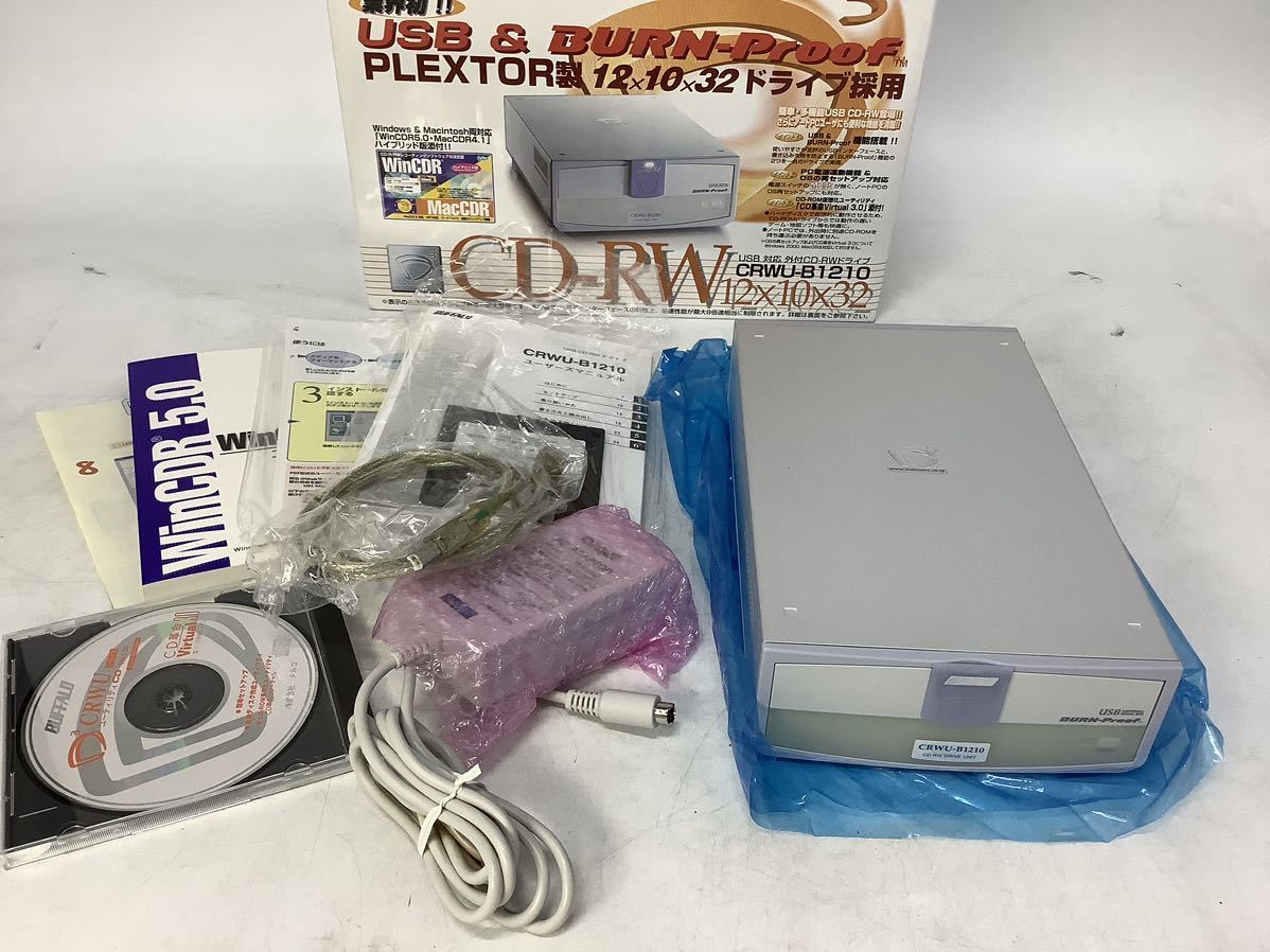 Y5-112 BUFFALO CD-RW CRWU-B1210 PLEXTOR製 ドライブ採用 バッファロー(外付けCD-R/RWドライブ)｜売買されたオークション情報、yahooの商品情報を ...