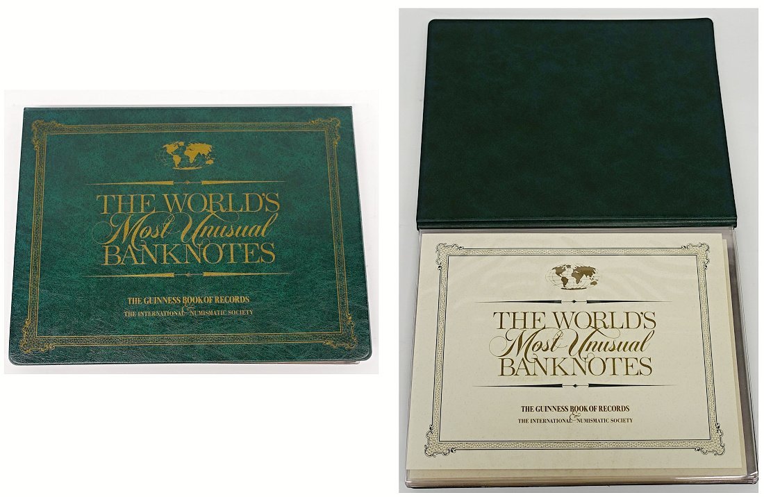 1円 おたからや C0517-39 外国紙幣まとめて THE WORLDS Most Unusual BANK NOTES 明細あり(世界 ...