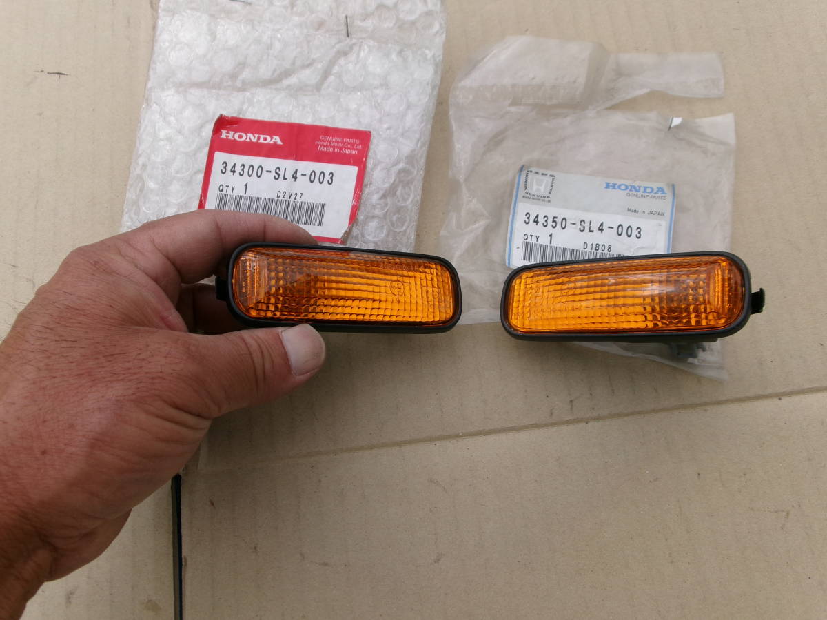 ホンダ純正品 シビックEk9 サイド ウインカー左右セット 品番34300-SL4-003 34350-SL4-003(ウィンカー、サイド ...