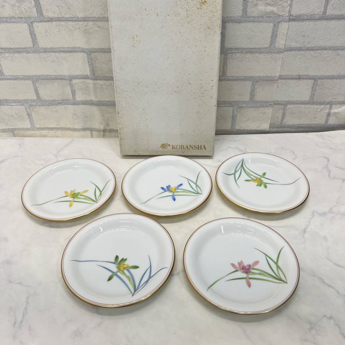 5枚セット 香蘭社 お皿 小皿 プレート 直径16㎝ w1228 箱付き(香蘭社)｜売買されたオークション情報、yahooの商品情報を ...