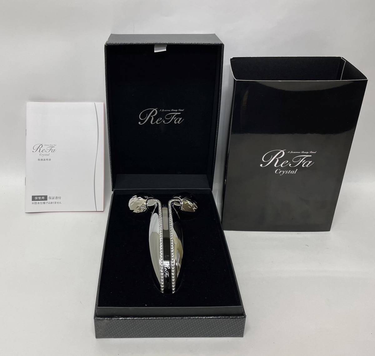 ST13500AT ReFa Crystal リファ クリスタル RF-CR1931B 箱入り 美顔器 フェイスローラー 正規品 美容ローラー MTG 美容(フェイスケア)｜売買された ...