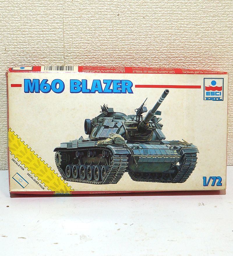 〇 エッシー ESCI 1/72 M60 ブレイザー 8318 現用 イスラエル 戦車 マガフ6B 第2世代MBT パットン戦車 プラモデル ...