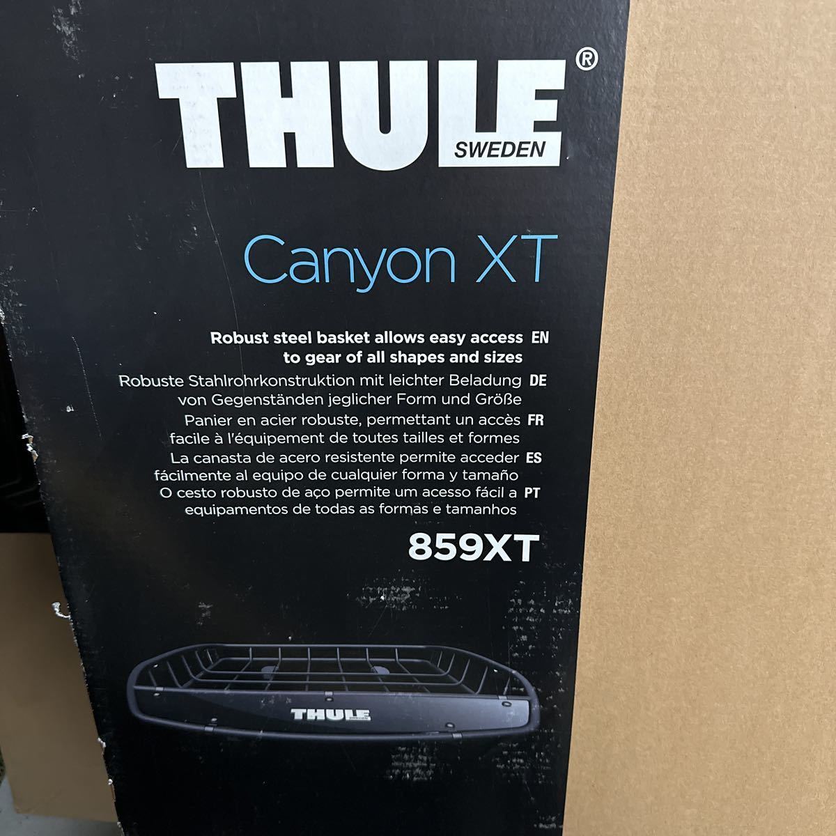 THULE スーリー ルーフラック TH859XT キャニオンXT Canyon キャリアバスケット 127x104cm 日本正規品(ルーフキャリア)｜売買されたオークション情報、yahooの ...