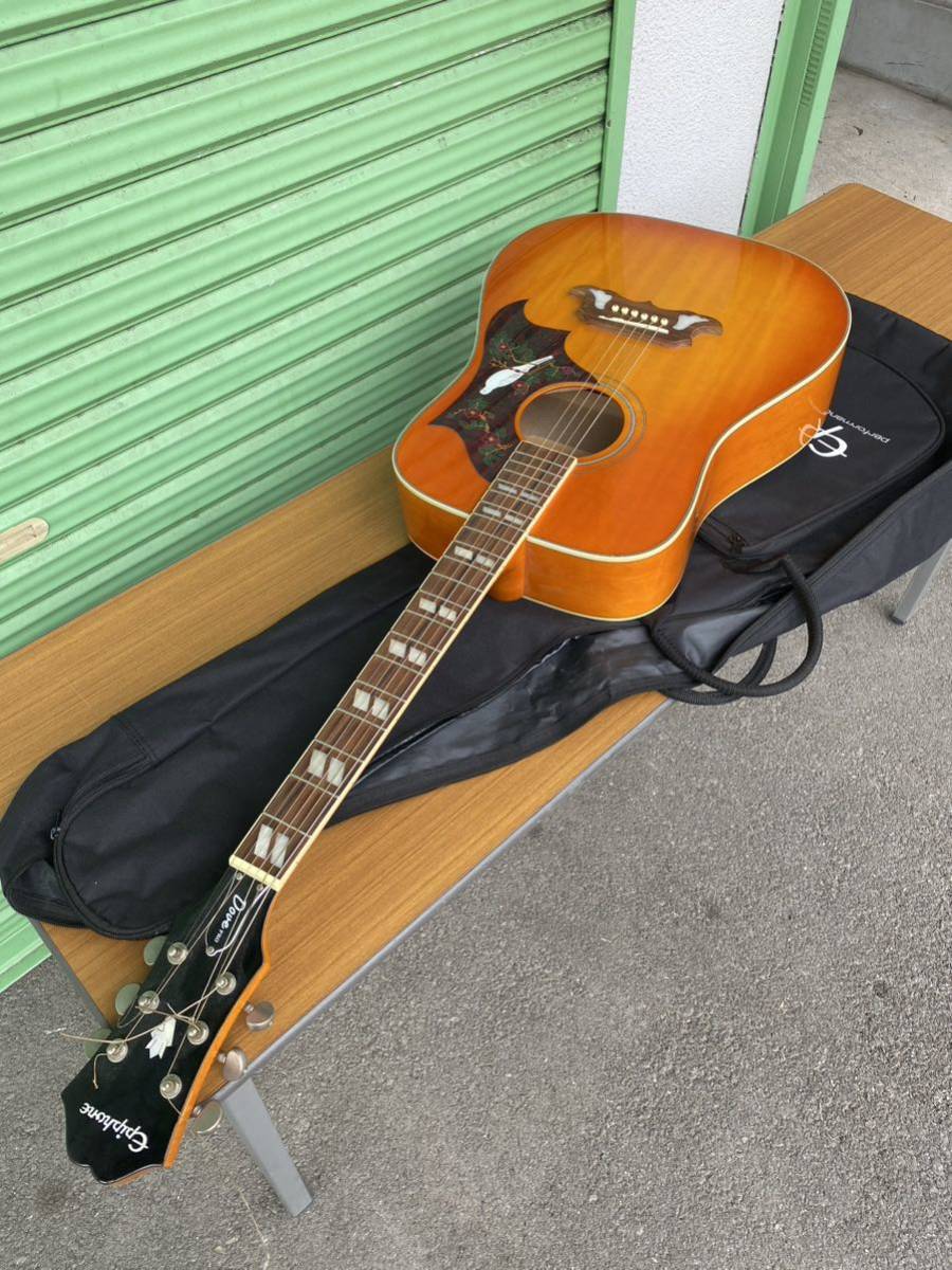 良品 epiphone アコースティックギター DOVE PRO 品/状態良し DOVE PRO/VB(エピフォン)｜売買されたオークション情報、yahooの商品情報をアーカイブ公開 ...