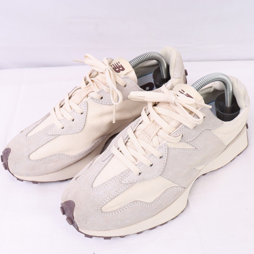 327 ニューバランス 26.0cm/new balance WS327FB ライトグレー オフホワイト 古着 スニーカー メンズ ...