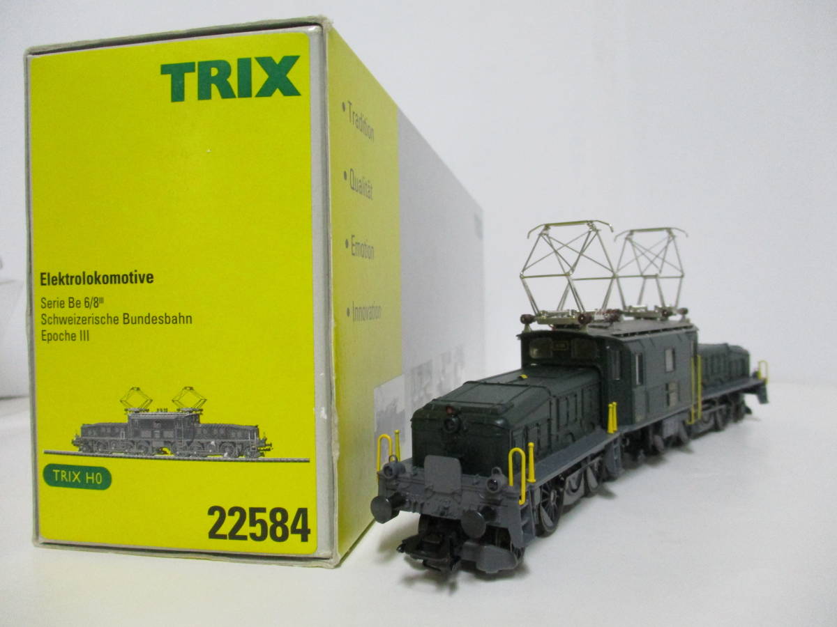 TRIX SBB スイス連邦鉄道 Be 6/8 Ⅲ グリーン 品番22584 DC2線式(外国車輌)｜売買されたオークション情報、yahooの ...