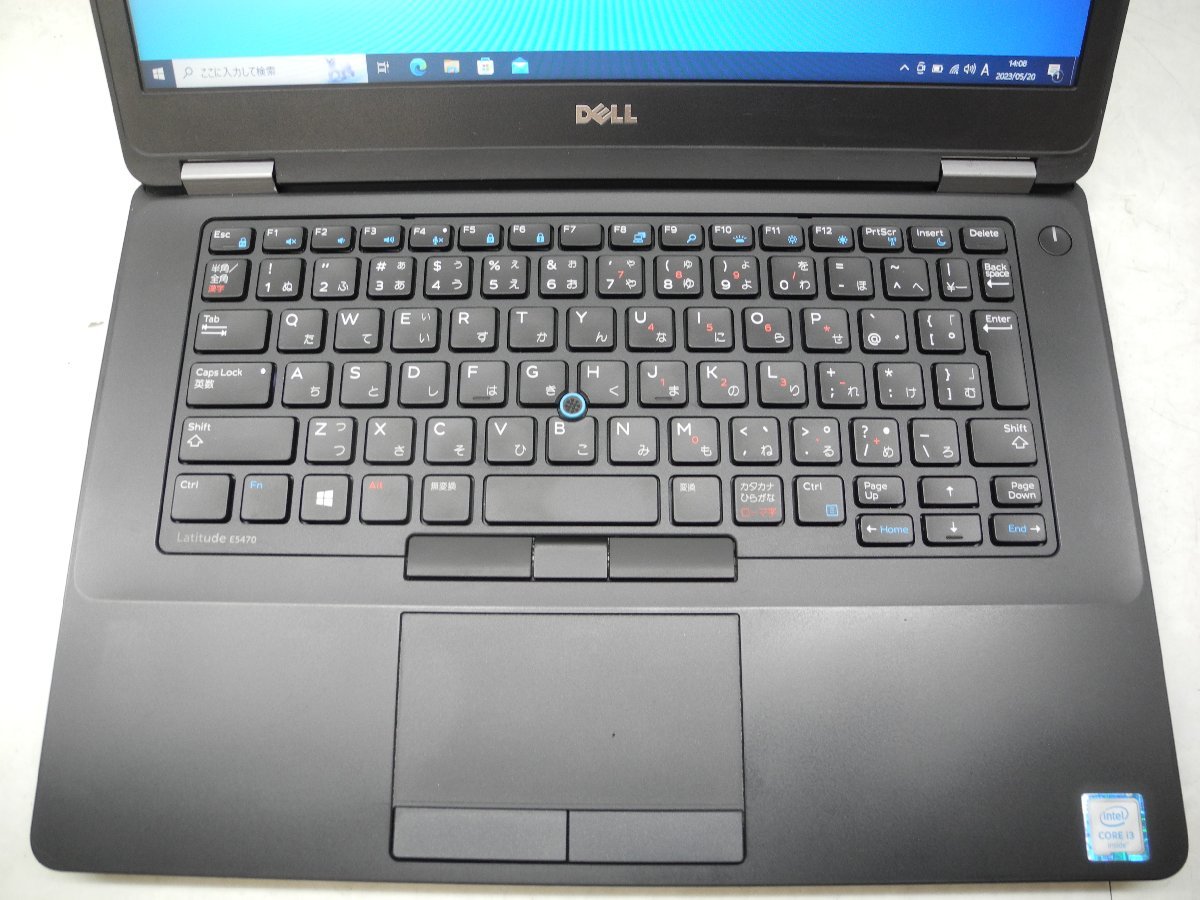 第6世代 DELL Latitude E5470 Core i3 2.30GHz/4GB/SSD256GB/無線/Bluetooth/カメラ ...