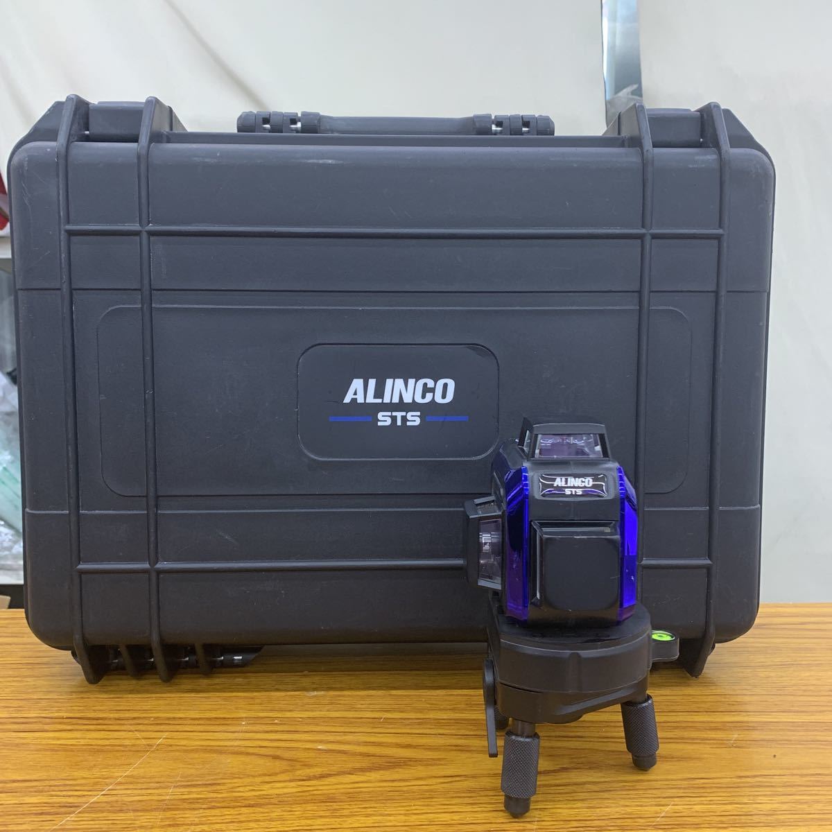 み ALINCO アルインコ STS ALC-44G 側面照射 フルライン グリーンレーザー墨出器 ケース付 測定器 水平器 受光器(光学測定 ...
