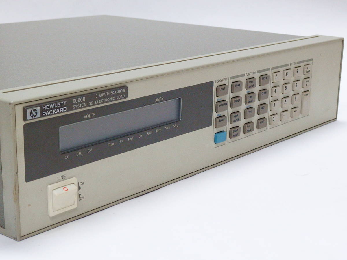 HP/電子負荷装置/6060B/電圧3-60V/電流0-60A/電力300W/Hewlett Packard/System DC ...