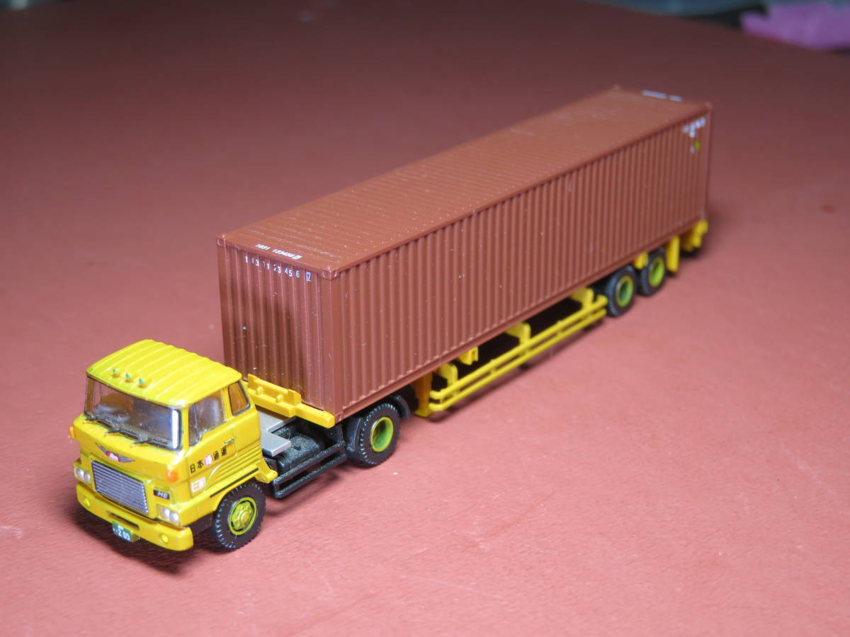 トレーラーコレクション 第1弾 日本通運 日野 HE+フリードライ 40ftドライコンテナ 1/150 トミーテック TOMYTEC 品番 ...