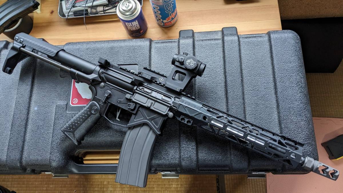 FALCON TOYS BATTLE ARMS BAD 556 PDW SBR フルコンプリート KAC AIMPOIN MWS 東京マルイ ...