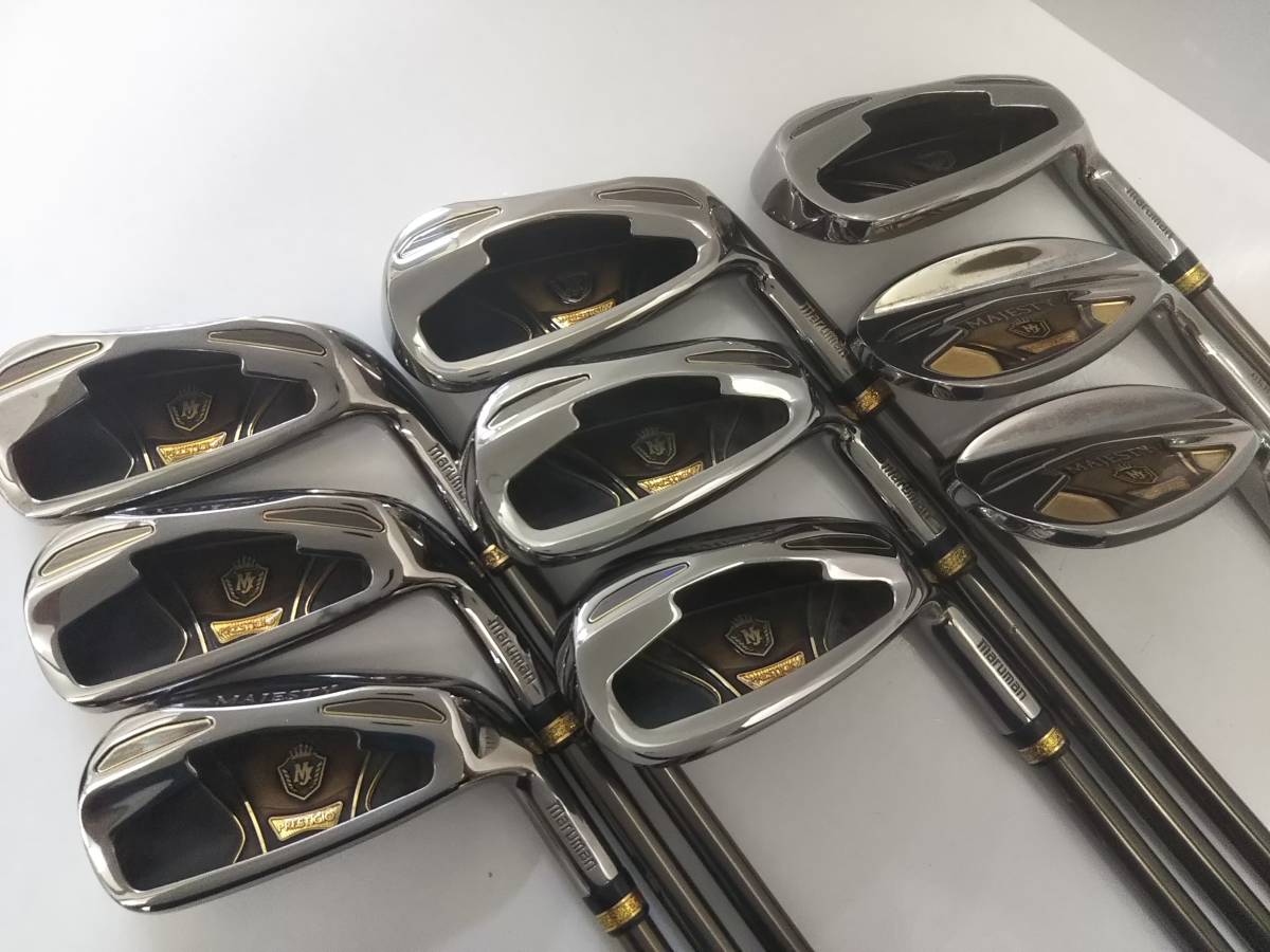 マジェスティゴルフ MAJESTY PRESTIGIO SUPER7 5-10.PW.AW.SW 9本 SUPER7 TYPE-LV forI ...