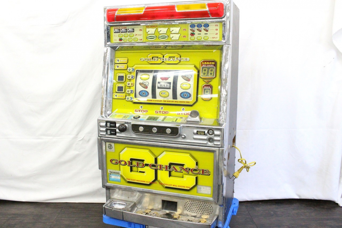 行董 み パチスロ スロット GOLD CHANCE ゴールドチャンス 高砂電器 実機 直接引き取り限定 ASZ00APQ71(パチスロ実機 ...
