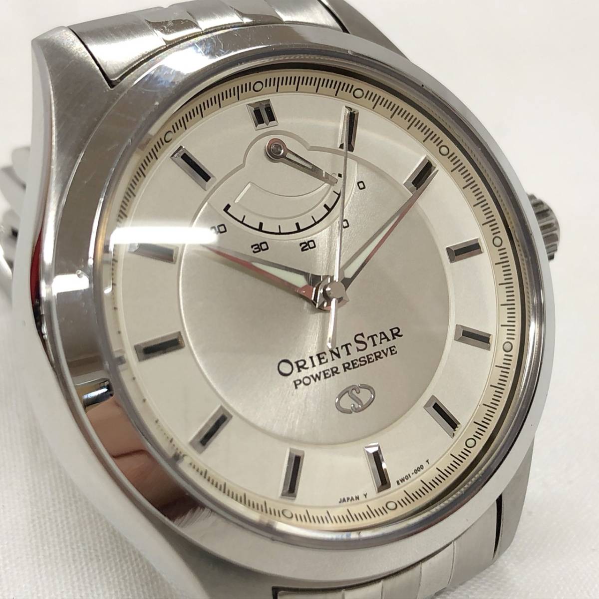 2815-2千③ORIENTSTAR オリエントスター EW01-D0 POWER RESERVE パワーリザーブ 自動巻 メンズ腕時計(オリエントスター)｜売買されたオークション情報 ...