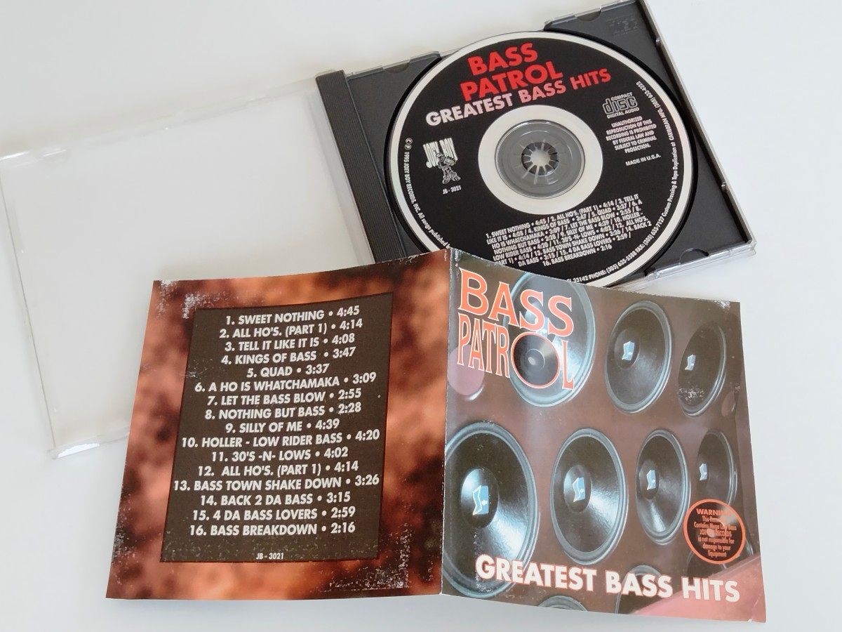 US盤 BASS PATROL GREATEST BASS HITS CD JOEY BOY RECORDS JB3021 95年リリース ...