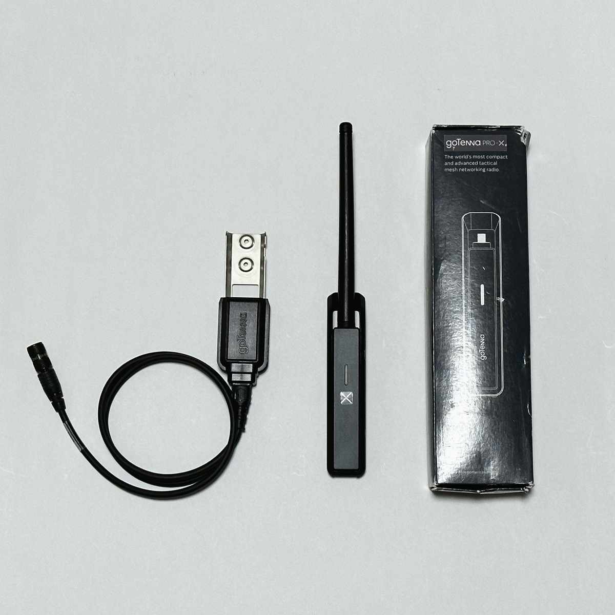 実物 goTenna Pro-X Juggernaut Case goTenna Tether セット EUD Kagwerks Black ...
