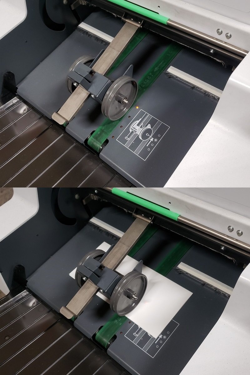 現状品 Horizon Paper Folder PF-P3200 卓上紙折り機 二つ/四つ/内三つ/外三つ/片袖/観音 A3/A4/B4 ...