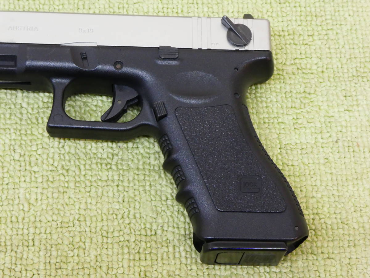 122-J59 現状品 東京マルイ グロック18C シルバースライド 電動ガン 説明文必読 ②(電動ガン)｜売買されたオークション情報、yahooの商品情報をアーカイブ公開 - オークファン ...