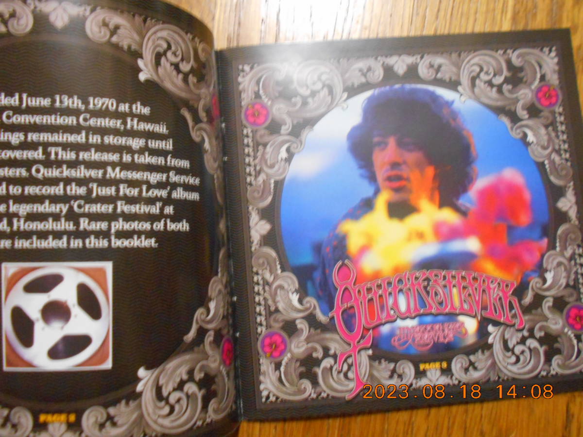 2枚組 ほぼ 1000枚限定盤 QUICKSILVER MESSENGER SERVICE / Hawaii 1970 クイックシルバー ...