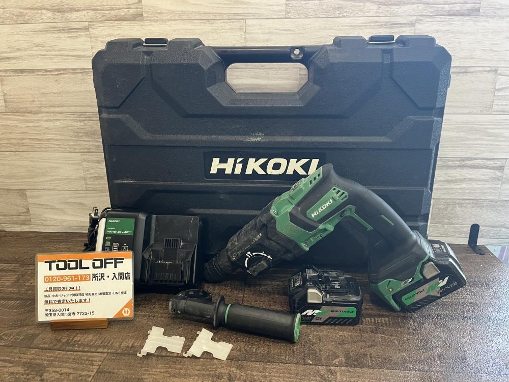 009 おすすめ商品 HiKOKI ハイコーキ 28㎜コードレスロータリーハンマドリル DH36DPE(本体)｜売買されたオークション情報 ...