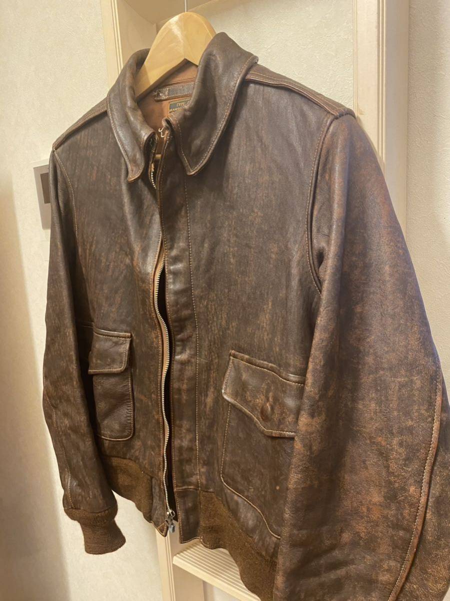 バズリクソンズ BUZZ RICKSON’S A-2 〔サイズ36〕ヴィンテージ エイジド加工 BR80238(36インチ)｜売買されたオークション情報、yahooの商品情報をアーカイブ公開 ...