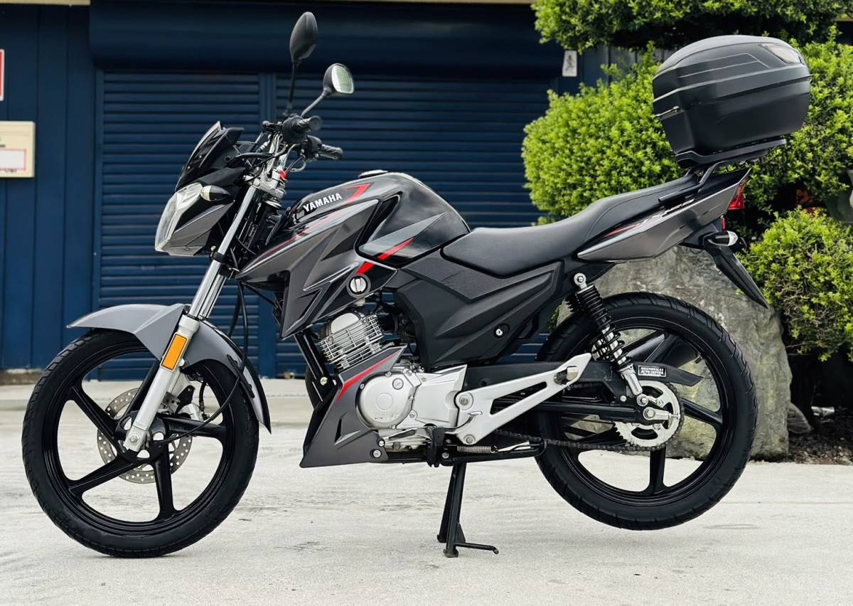 YAMAHA YX125 8169km 茨城県古河市から LBPPCJLX2 リアボックス付き オイル交換済 現状動画 全国配送費検索が説明 ...