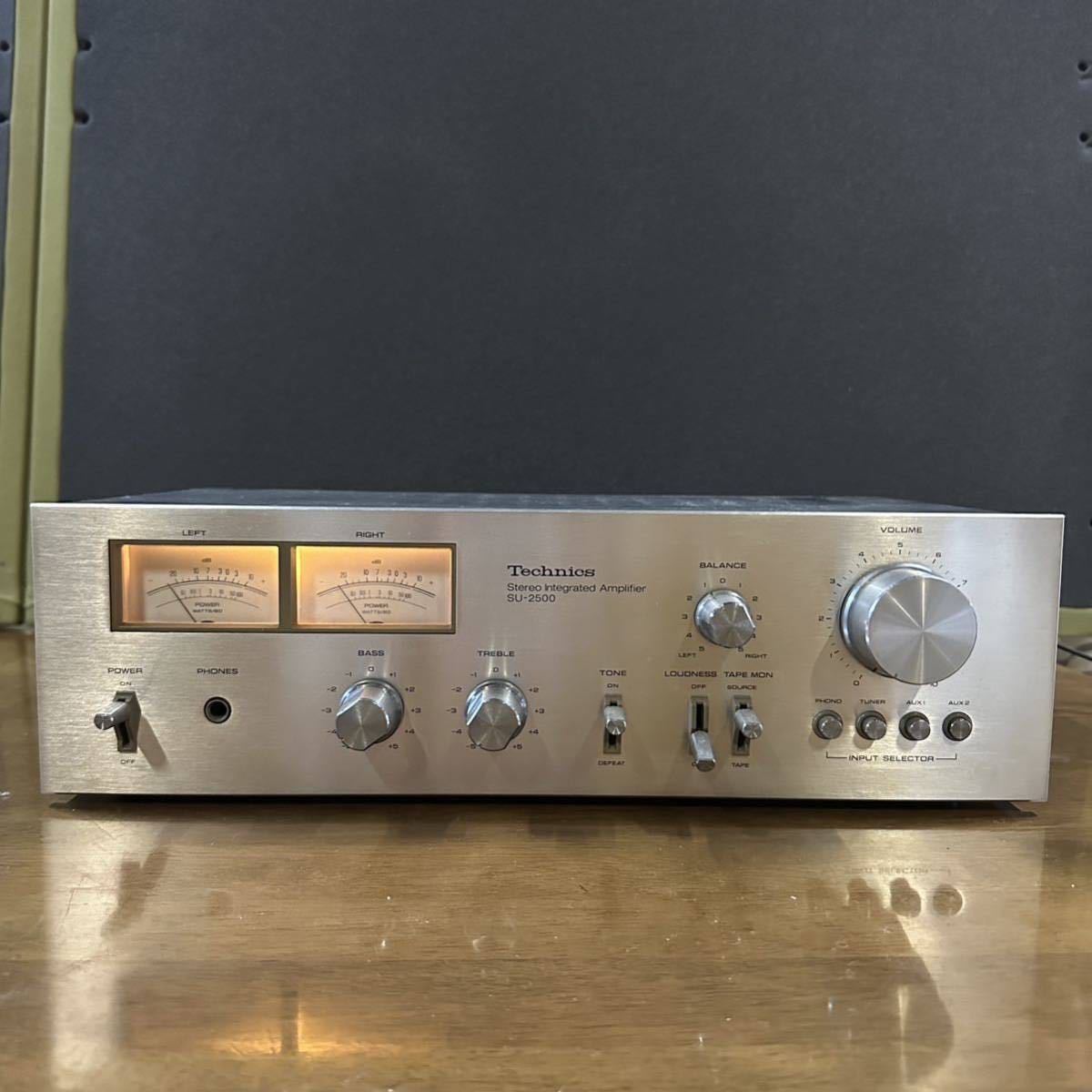 Technics テクニクス SU-2500 プリメインアンプ 通電確認済 レトロ オーディオ機器 チューナー(テクニクス)｜売買されたオークション情報、yahooの商品情報をアーカイブ公開 ...