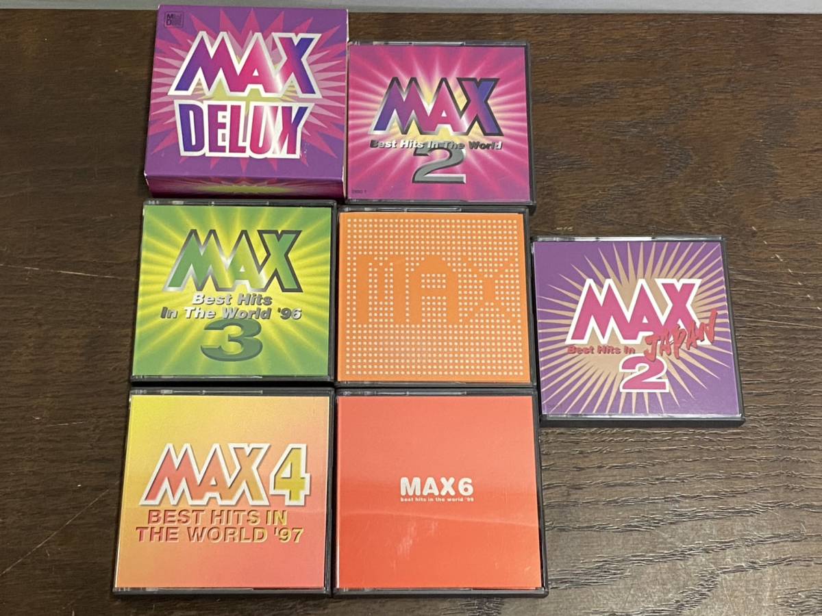 MD盤 MAX MAX2 Best Hits In The World MAX3 Best Hits In The World 96 MAX 4 BEST HITS IN THE WORLD ...