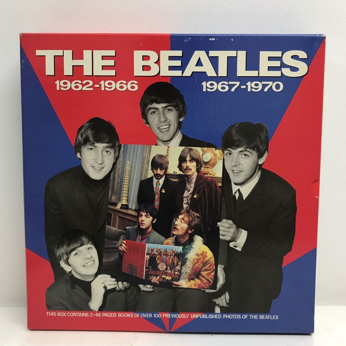 I0914A6 CD THE BEATLES 1962-1966 1967-1970 CD BOX 2枚組 ビートルズ ボックス ROCK ロック 赤箱 青箱 洋楽 ブックレット付き(THE ...