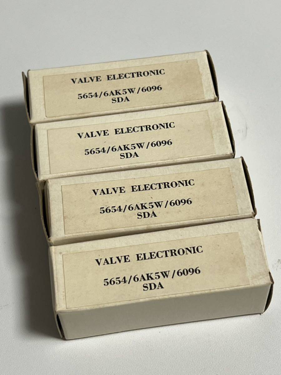 5654 6AK5W 6096 4本 SDA 試験済み 真空管 VALVE ELECTRONIC おそらく と推測(真空管)｜売買された ...